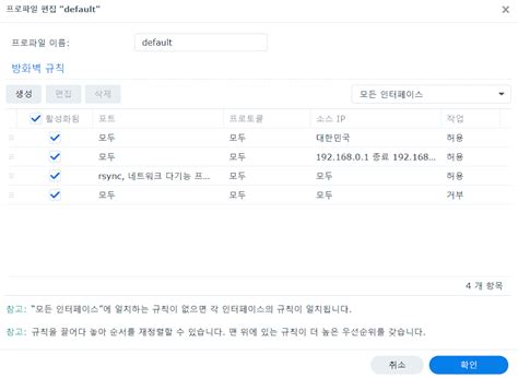 악의적인 침입 방지를 위한 Synology NAS의 보안 설정 NAS Collaboration