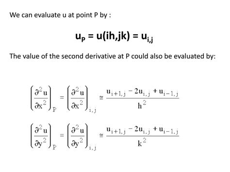 PPT The Finite Difference Method PowerPoint Presentation Free Download ID