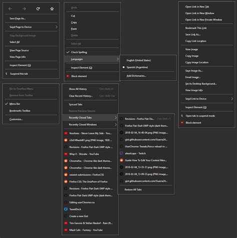 Windows 10 Context Menus R Firefoxcss