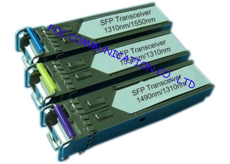 Bi Di Gigabit Ethernet Transceiver Small Form Factor Pluggable Optical Transceiver