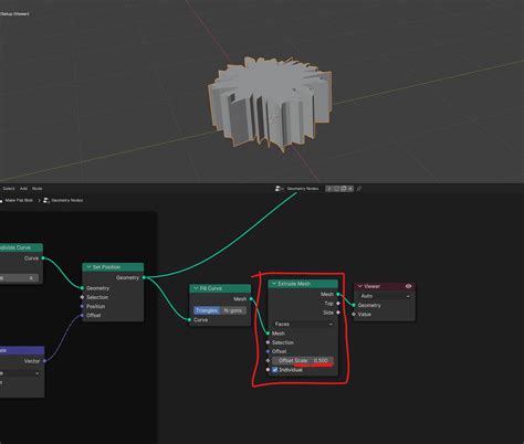 How Do I Set A Specific Thickness Of An Extrude Mesh In Geometry Nodes