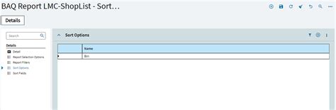 Ssrs Report Not Sorting By The Correct Field Kinetic Erp Epicor User Help Forum