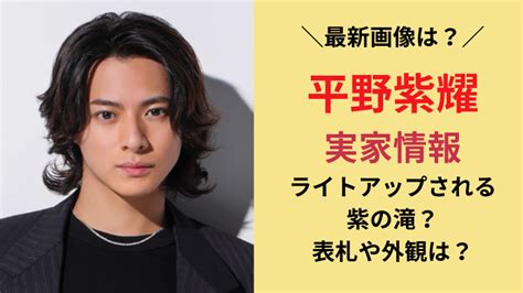 【2023最新】平野紫耀の実家写真が豪邸！紫の滝！西区から引っ越した？最寄駅は？ News Hunter