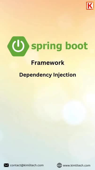 Dependencyinjection Programmingtips Javadevelopment Springframework Kimli Technologies