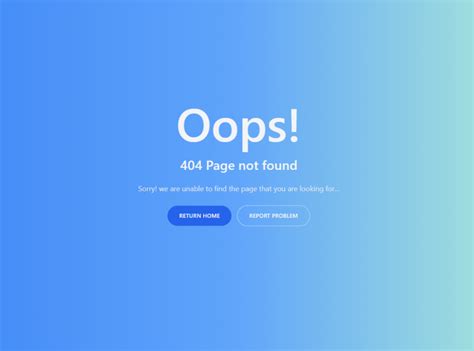 Tailwind CSS Error Page By Yujesh K C On Dribbble