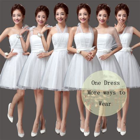 Convertible Bridesmaid Dresses Mini Wedding Bridesmaid Dresses Formal