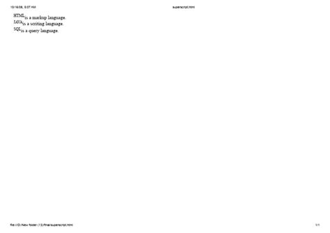 Superscript Html Pdf