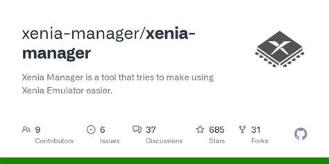 Github Xenia Managerxenia Manager Xenia Manager Is A Tool That Tries To Make Using Xenia