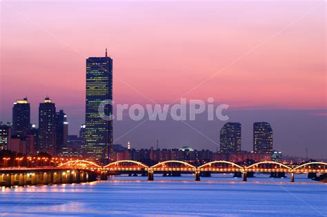 한강 야경 63빌딩 빌딩 강 사진 이미지 일러스트 캘리그라피 프리이미지작가