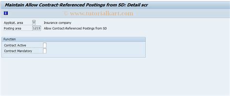 FQC1215 SAP Tcode C FI CA Contract Postings