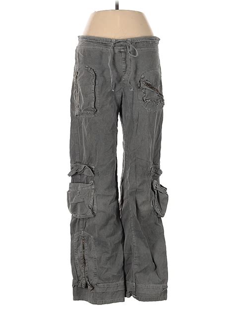 Xcvi Gray Cargo Pants Size Xs 66 Off Thredup