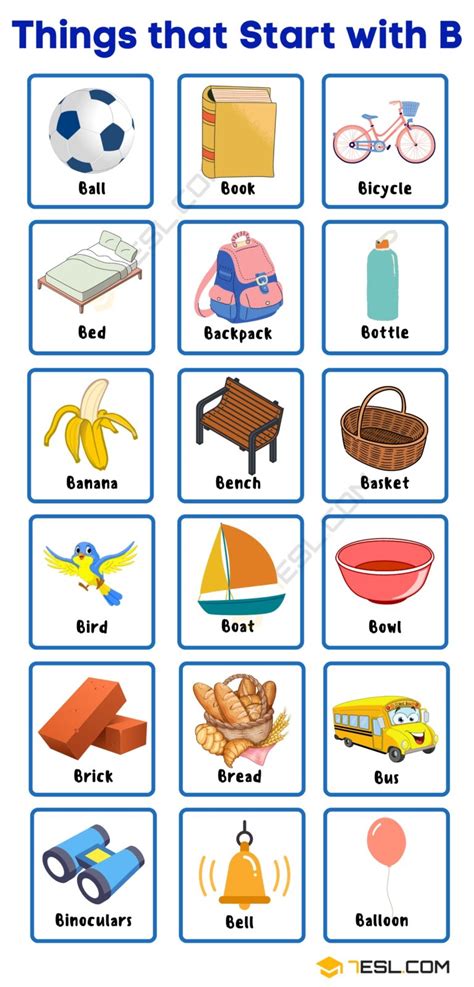 Objects That Start With A B At Christopher Ardoin Blog