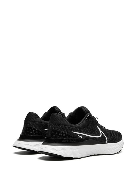 Nike React Infinity Run Flyknit 3 Black White Sneakers Black Farfetch