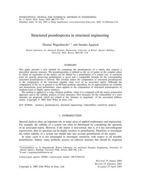 pdf structured pseudospectra in structural engineering dokumen tips