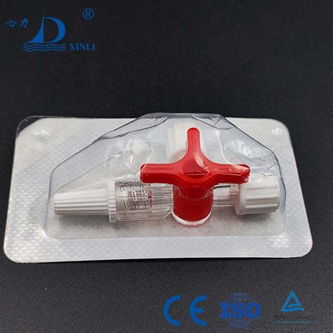 360 Degree Rotating High Flow Three Way Infusion Stopcocks Luer Lock