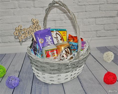 Корзина со сладостями своими руками 63 фото