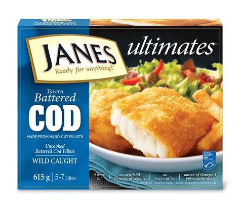 Ultimates Tavern Battered Cod Fillets Janes® Ready For Anything