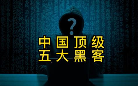 中国顶级五大黑客，每一位都是我们中华的骄傲！ 哔哩哔哩