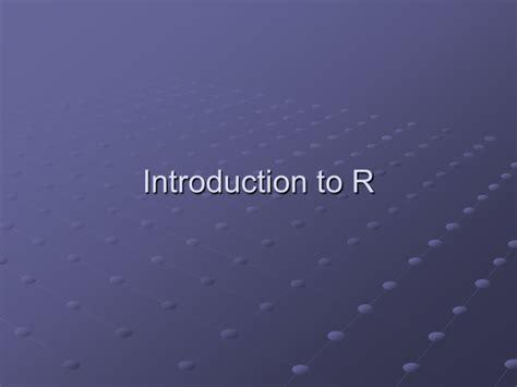 Introduction To Sas