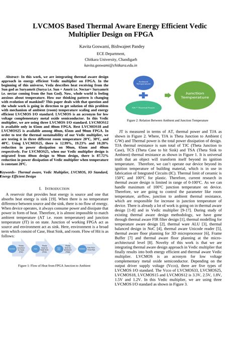 Pdf Lvcmos Based Low Power Thermal Aware Energy Proficient Vedic Multiplier Design On