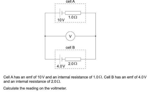 Calculate The Voltmeter Reading For This Circuit With 2 Sources And 2 Resistors • Physics Forums
