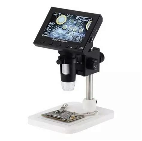 Digital Electronic Microscope Dm4 4 3lcd Display Vga Microscope With 8 Led Stand At ₹ 5000