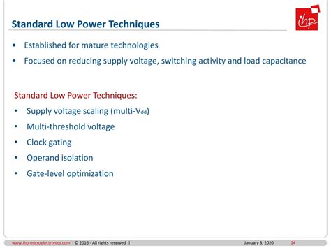 PPT Low Power Design Techniques PowerPoint Presentation Free Download ID 9473354