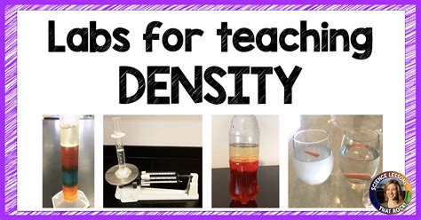 Lab Ideas For Teaching Density Science Lessons That Rock