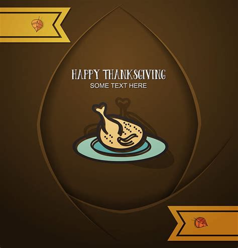 추수 감사절과 프라이드 치킨 벡터 Ai Eps Uidownload