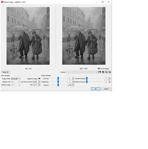 Grayscale Settings When Engraving Photo Community Laser Talk LightBurn Software Forum