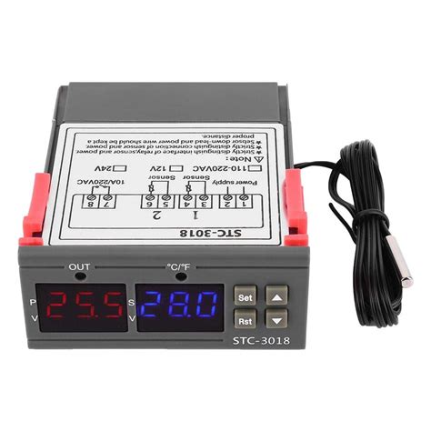 Buy Stc 3018 Digital Temperature Controller Sensor Temp Control Thermostat With Ntc Cable