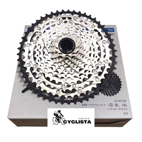 Shimano Slx Cs M7100 12 10 45t 10 51t 12 Speed Microspline Cassette