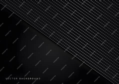 Un Fondo Negro Con Líneas Blancas Y Un Fondo Negro Vector Premium