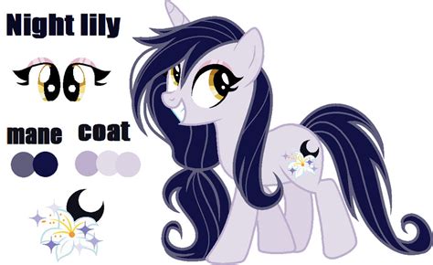 Mlp Next Gen Night Lily Ref By Nocturnal Moonlight On Deviantart