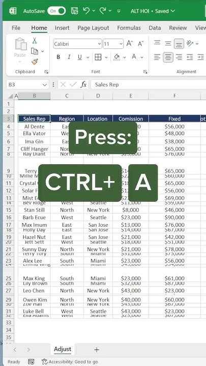 Adjust Rows And Columns With This Shortcut In Excel🚀 Youtube
