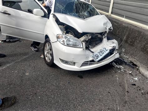 嚴重回堵國道1號367公里北上中正路交流道多車追撞！ 蕃新聞