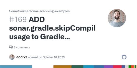 add sonar gradle skipcompile usage to gradle examples · issue 169