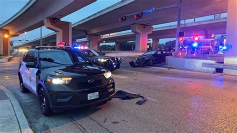 Sapd Patrol Cruiser Crashes Into Stolen Vehicle Running Red Light