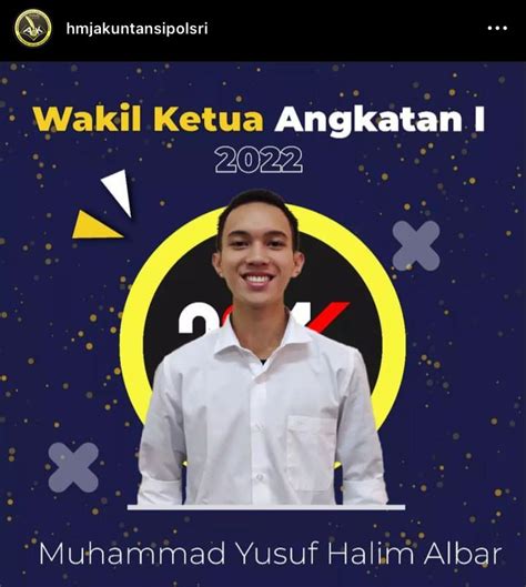 Muhammad Yusuf Halim Albar On Linkedin Vice President Of The