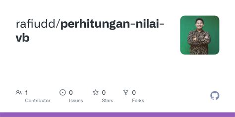 GitHub Rafiudd Perhitungan Nilai Vb