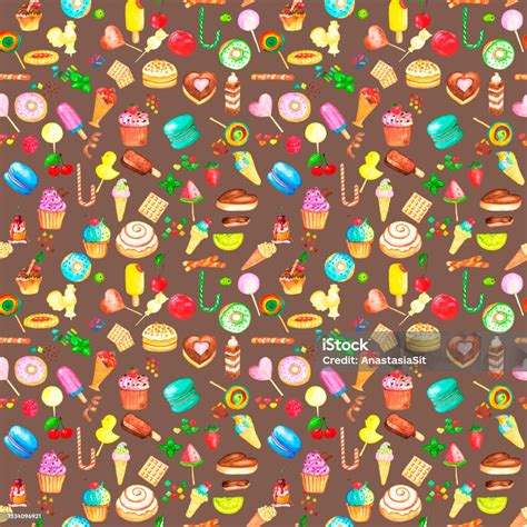 도넛 라이트 배경 벡터 일러스트의 매끄러운 패턴 흰색에 고립 된 다채로운 도넛 매끄러운 패턴 과자 배경 수채화 일러스트레이션 구멍에 대한 스톡 벡터 아트 및 기타 이미지