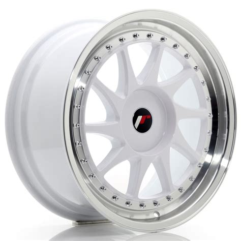 Jr Wheels Jr26 18x85 Et20 40 Blank White Wmachined Lip Alufelgehr