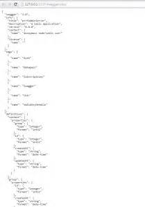 Nodejs I Am Using Sails Swagger To Generate The Swagger Docs I Am