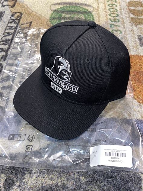 Kith Kith X Star Wars Darth Vader Pinch Crown Snapback Hat Grailed