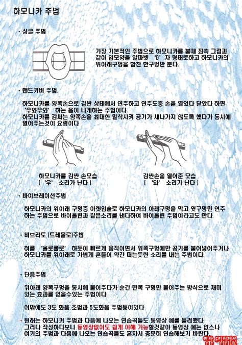 하모니카 배우기 하모니카 기초 네이버 블로그