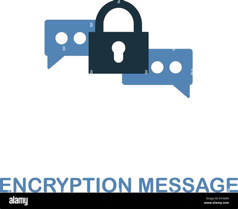 Encryption Message Icon In Two Colors Premium Design From Internet