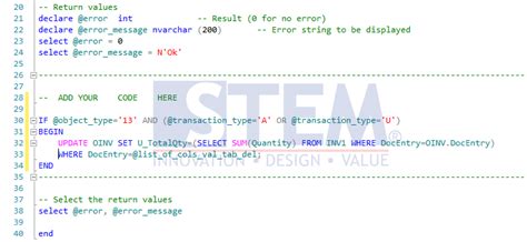 Run Query To Update Or Insert Table When Create Document