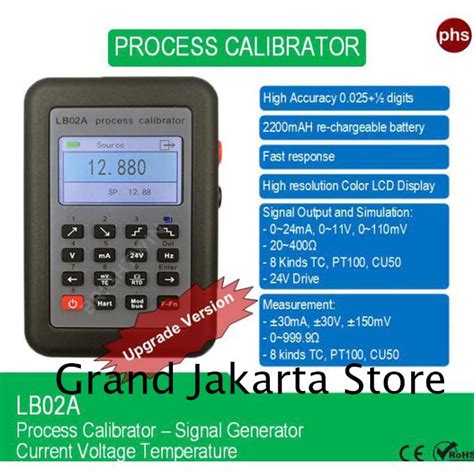 Jual Process Calibrator LB02A Source Function 4 20mA Signal Generator Frequency RTD TC MV MA