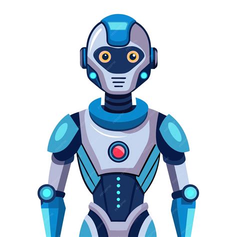 premium vector a next generation humanoid robot