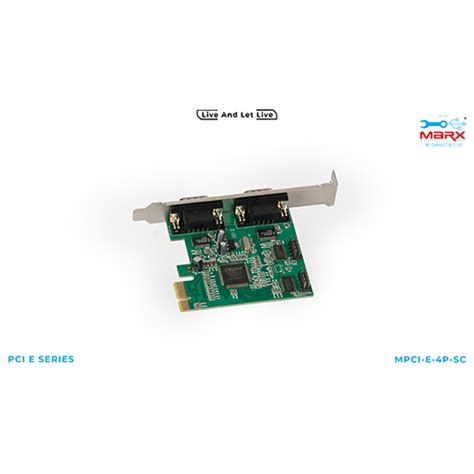 Marx Pci Express 4 Port Serial Card Application Industrial At Best Price In Chennai R K